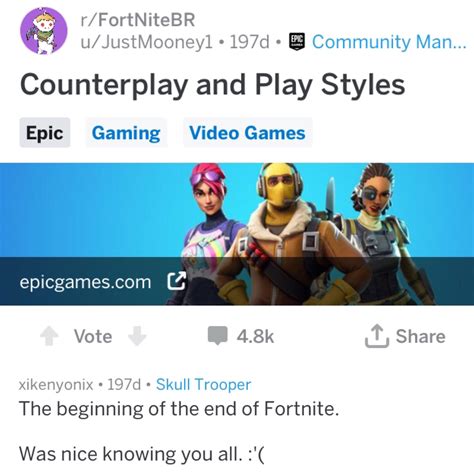 This Comment Aged Well R Fortnitebr