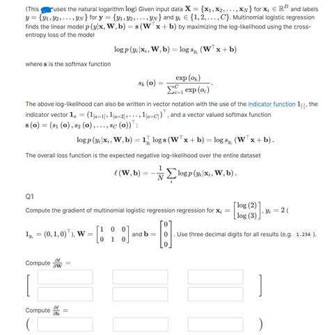 Solved This Ruses The Natural Logarithm Log Given Input