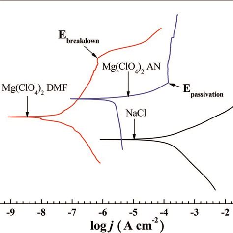 Polarization Curves Of The Mg6 Wt Al Alloy In 06 M Nacl Solution Download Scientific