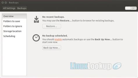 Backup And Restore Ubuntu 14 04 Lts Desktop Linuxlookup