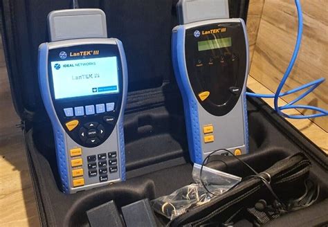 Ideal Lantek Iii 1000 Cat6 Lan Cable Certifier Rodenatest