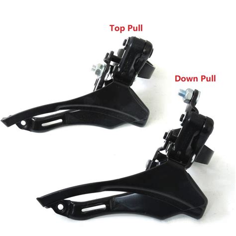 Mtb 산악 자전거 전방 변속기 탑 풀 다운 풀 케이블 시프트 42 48t 1821 스피드 자전거 부품 6 7 단 318mm Tz30자전거용 변속장치