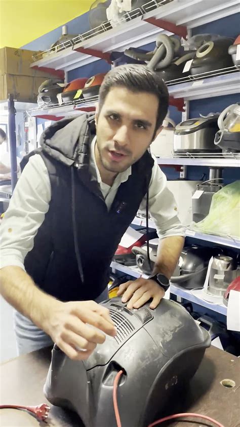 خرابی سیم جمع کن جاروبرقی