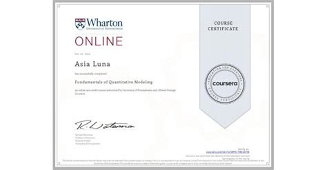 Asia Luna On Linkedin Completion Certificate For Fundamentals Of