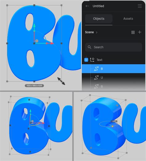 how to create an animated 3d bubble text effect in spline envato tuts
