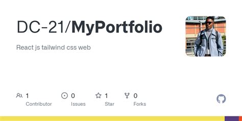 Github Dc 21myportfolio React Js Tailwind Css Web
