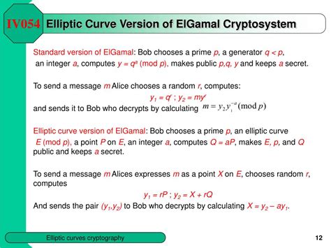 Ppt Chapter 8 Elliptic Curves Cryptography And Factorization Powerpoint Presentation Id490452