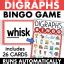 Digraphs Reading BINGO Game CH SH TH PH WH Digraph Practice Made By Teachers