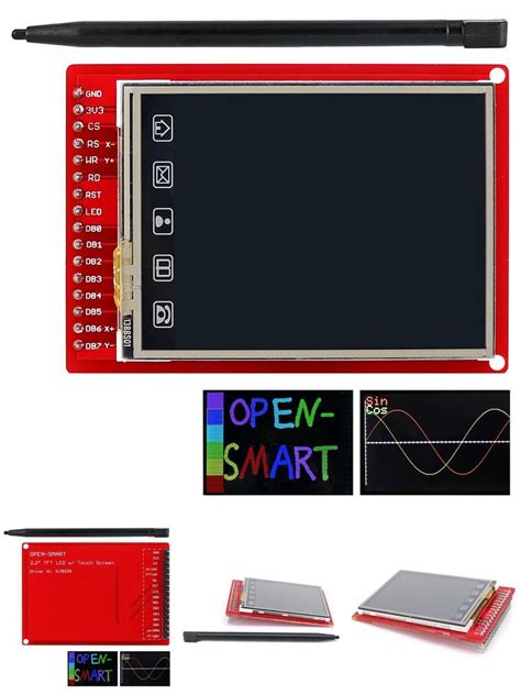 Inch TFT LCD Touch Screen Breakout Board With Touch Pen