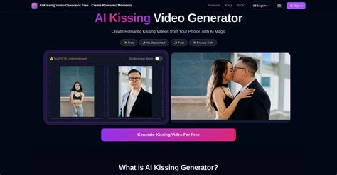 Нейросеть ai kissing video generator Обзор параметры и отзывы и