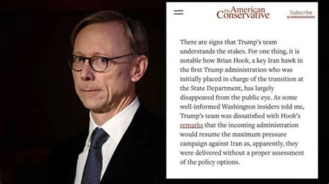 دلیل برکناری برایان هوک چهره ضد ایرانی توسط ترامپ فاش شد