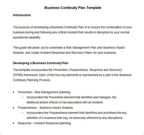 How To Write A Business Continuity Plan Design Talk