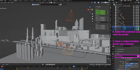 Render Negative Frames Selected Cameras Bundle Superhive Formerly Blender Market