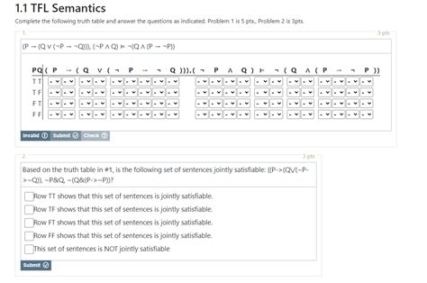 Solved Complete The Following Truth Table And Answer The Chegg