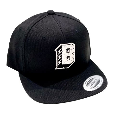 Classic B Brickhouse Boxing Club Hat Black Brickhouse Boxing Club