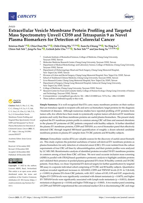 Pdf Extracellular Vesicle Membrane Protein Profiling And Targeted