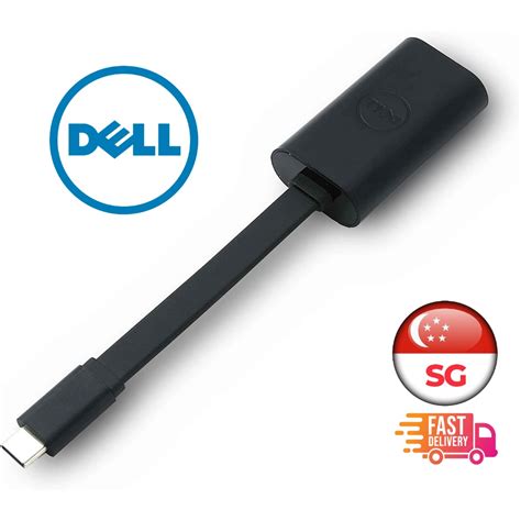 Dell Usbc To Rj45 Ethernet Adaptor Usb C To Rj45 Shopee Singapore