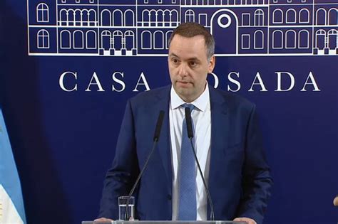 Primera Conferencia De Prensa Del Vocero De Milei No Hay Plata Y No