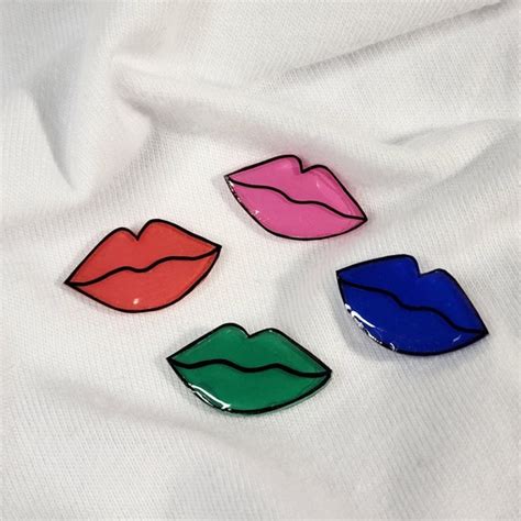 Lips Pin Etsy