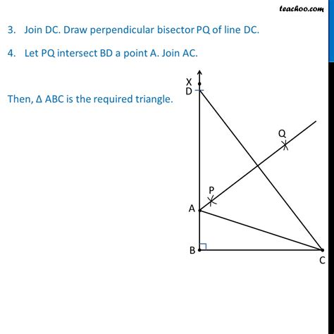 Ex Construct A Right Triangle Whose Base Is Cm And Sum C