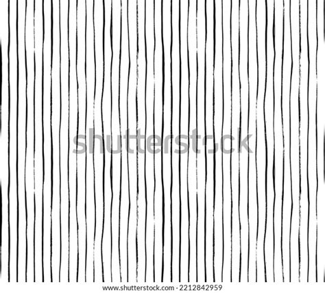 Brush Drawn Thin Vertical Lines Seamless Stock Vector Royalty Free