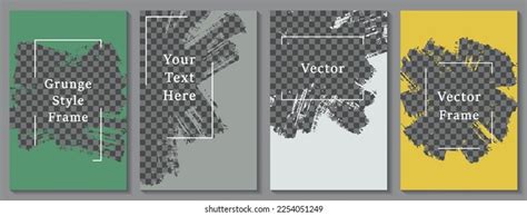 브러쉬 선 프레임 소셜 미디어 스토리 스톡 벡터로열티 프리 2256167789 Shutterstock