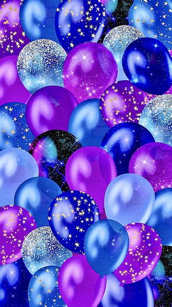 Birthday Balloons Wallpaper Background