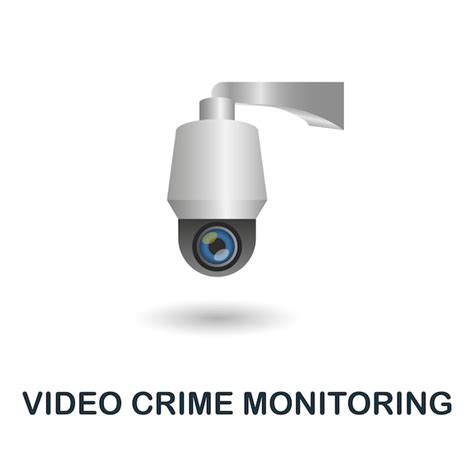 Premium Vector Video Crime Monitoring Icon 3d Illustration From Smart City Collection Creative