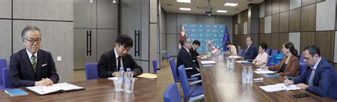 საქართველოში იაპონიის ელჩი ბატონი იშიძუკა ჰიდეკი შეხვდა ვიცე პრემიერ მინისტრს კულტურის