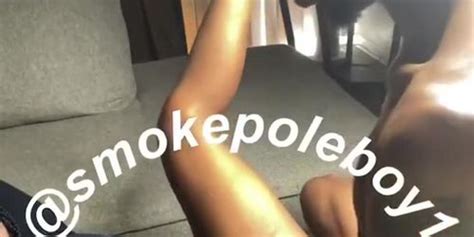 Smokepoleboy Digging Ebony Teen Pussy Out Completely She Nuts A Load On