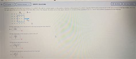 Solved 0 9 Points Previous Answers Sercp11 19 4 P 021 My