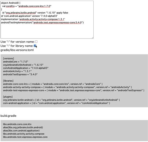 Github Takahiromgradle Version Catalog Converter Convert
