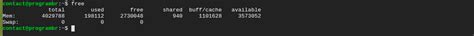 Commands To Check Memory Usage On Linux Ubuntu