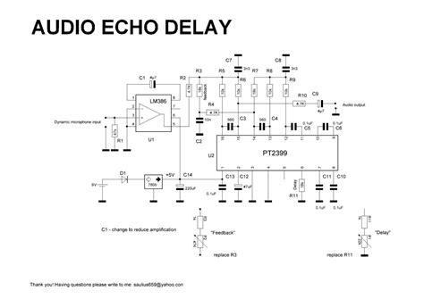 Audio Echo Delay Diy Kit Ebay Electronic Circuit Projects