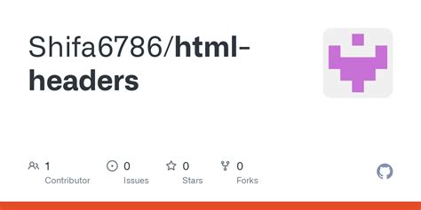 Github Shifa6786html Headers