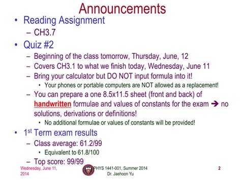 Ppt Phys 1441 Section 001 Lecture 6 Powerpoint Presentation Free