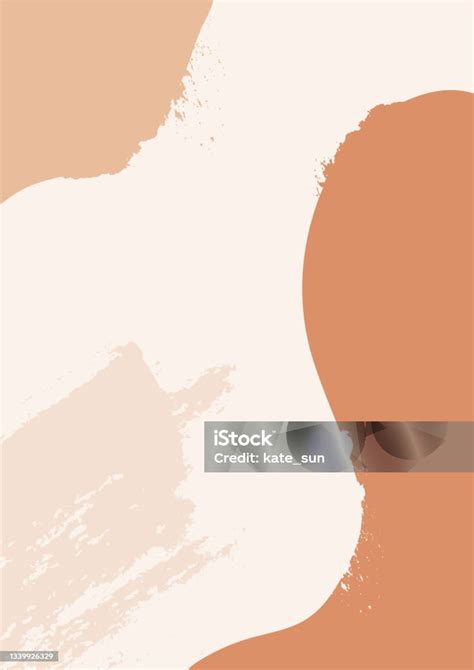 따뜻한 음영추상 벡터 배경 현대 미술 현대적인 스타일의 아트 텍스처 가을 분위기 인쇄 포스터 소셜 미디어 카드 Ig 이야기에