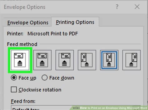 How To Print On An Envelope Using Microsoft Word With Pictures