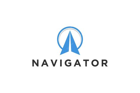 Premium Vector Navigator Pointer Icon Symbol Direction Arrow Logo Design