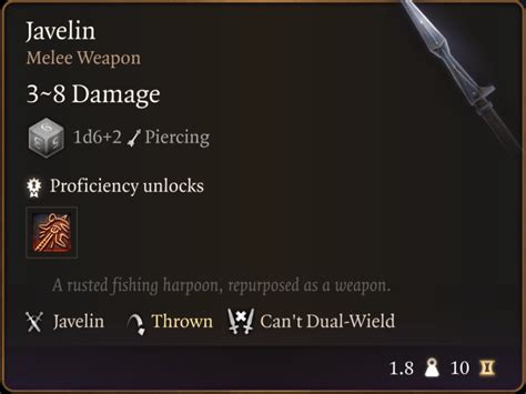 All Baldurs Gate 3 Weapons And Weapon Proficiencies Guide Deltias