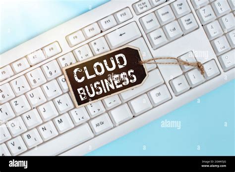Text Caption Presenting Cloud Business Business Overview Computing That Relies On Shared
