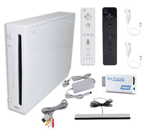 Restored Nintendo Wii Game Console With Two Retrofam Remotes Premium