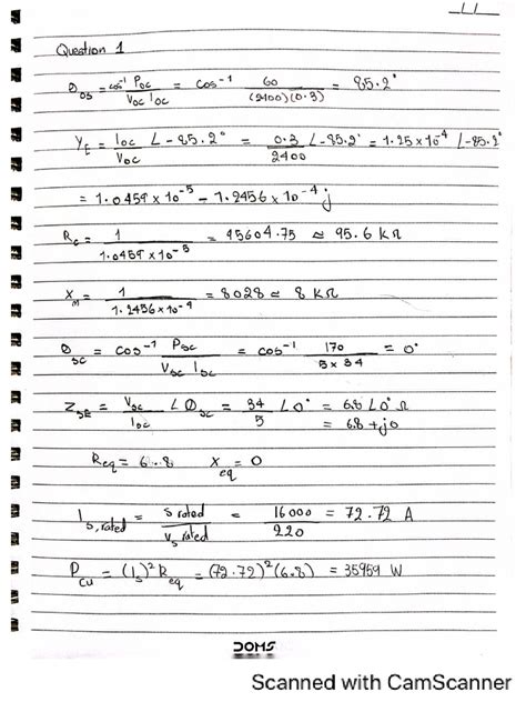 Electrical Machines Assignment 2 Pdf