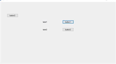 C How Do I Align The Text Of A Label And Button After Creating One At Runtime In Visual