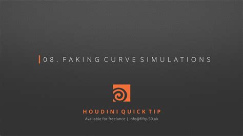 Houdini Quick Tip Faking Curve Simulations Using Vex Youtube