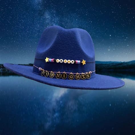 Personalised Beaded Taylor Swift Inspired Fedora Bracelet Hat Etsy