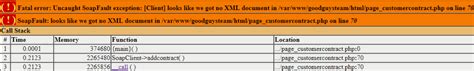 Soap Soapfault Looks Like We Got No Xml Document Php Error Stack