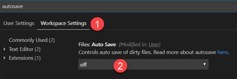 Ide How Do I Disable Visual Studio Code Auto Save Stack Overflow