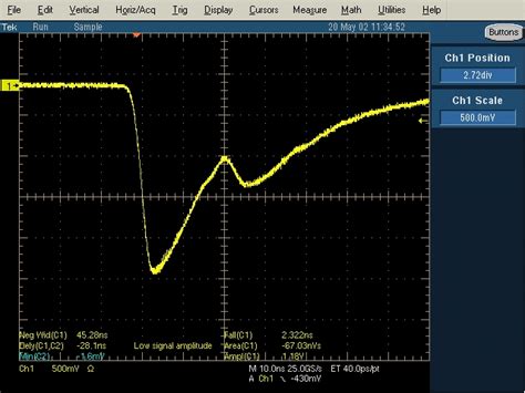 24 Anode Signal Of Pmt When The Led Is Driven By The Waveform Shown On