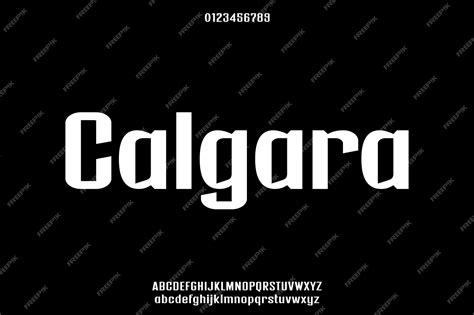 Premium Vector Modern Geometric Sans Serif Display Font Vector